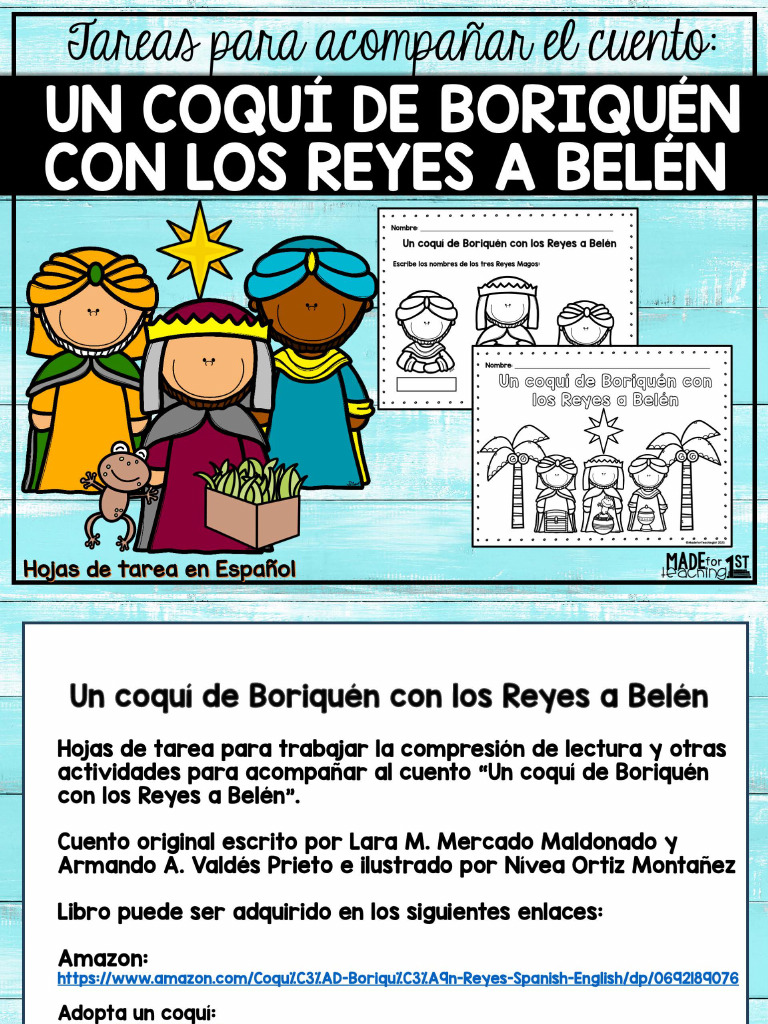 Un Coqui de Boriquen Con Los Reyes A Belen | PDF