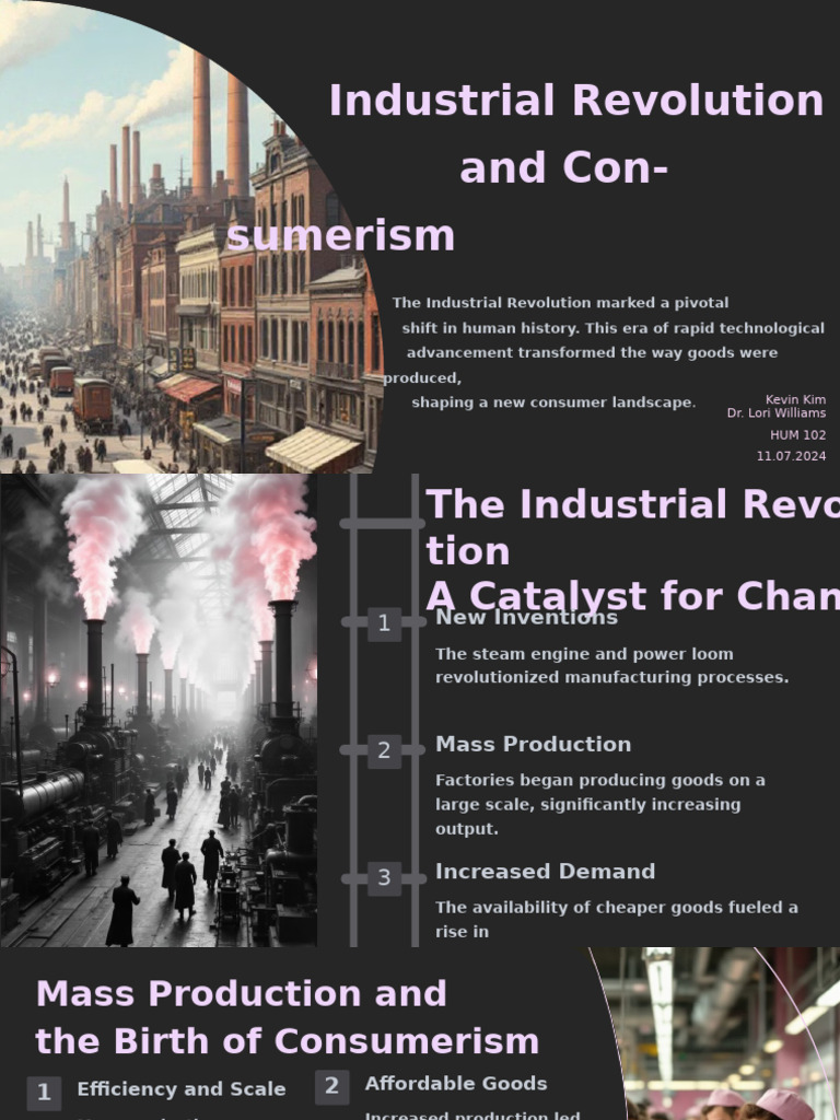 Project #2 Industrial Revolution and Consumerism | PDF | Consumerism ...