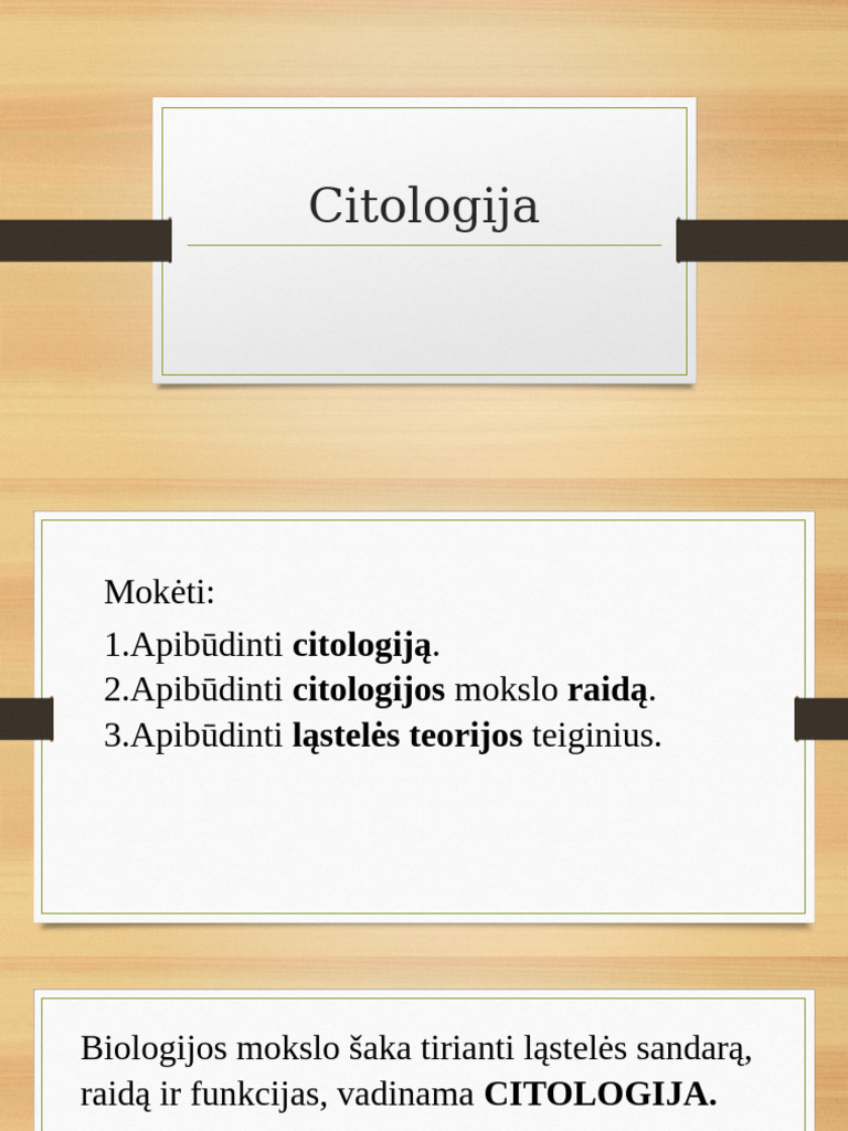 Citologija | PDF