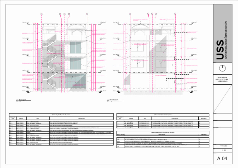 A-04- ELEVACIONES | PDF | Columna | Ingeniería estructural