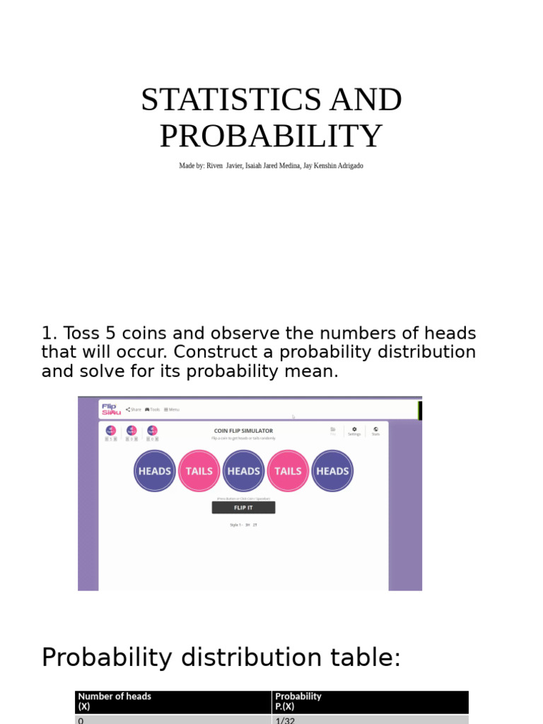 Probability Distributions and Statistics Analysis | PDF | Variance ...