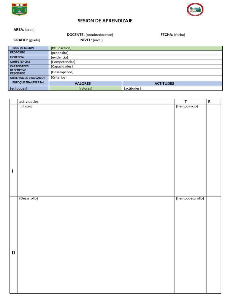 MODELO DE SESION CALIFICA | PDF