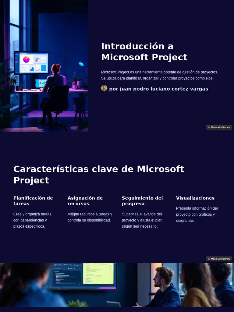 Introducción a Microsoft Project 16 | PDF | Microsoft | Gestión de proyectos