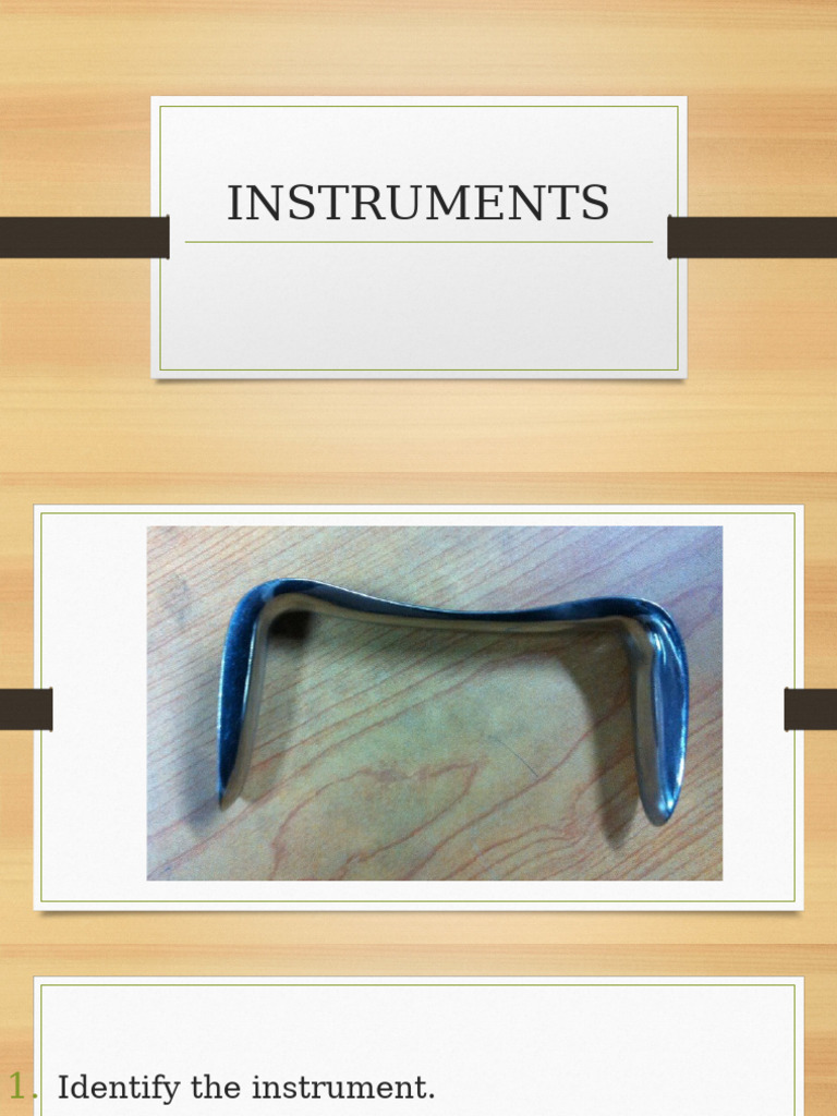 Obstetrics and Gynecology Instruments Guide | PDF