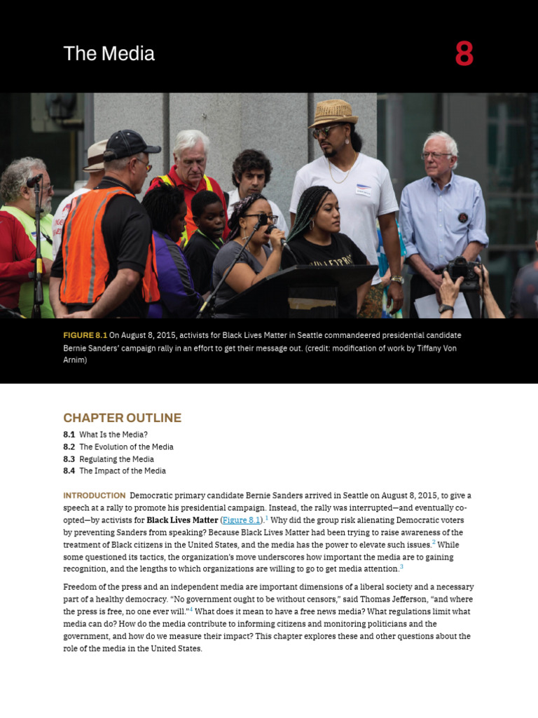 CH 8 - Textbook - American Government 3e | PDF | Mass Media | News