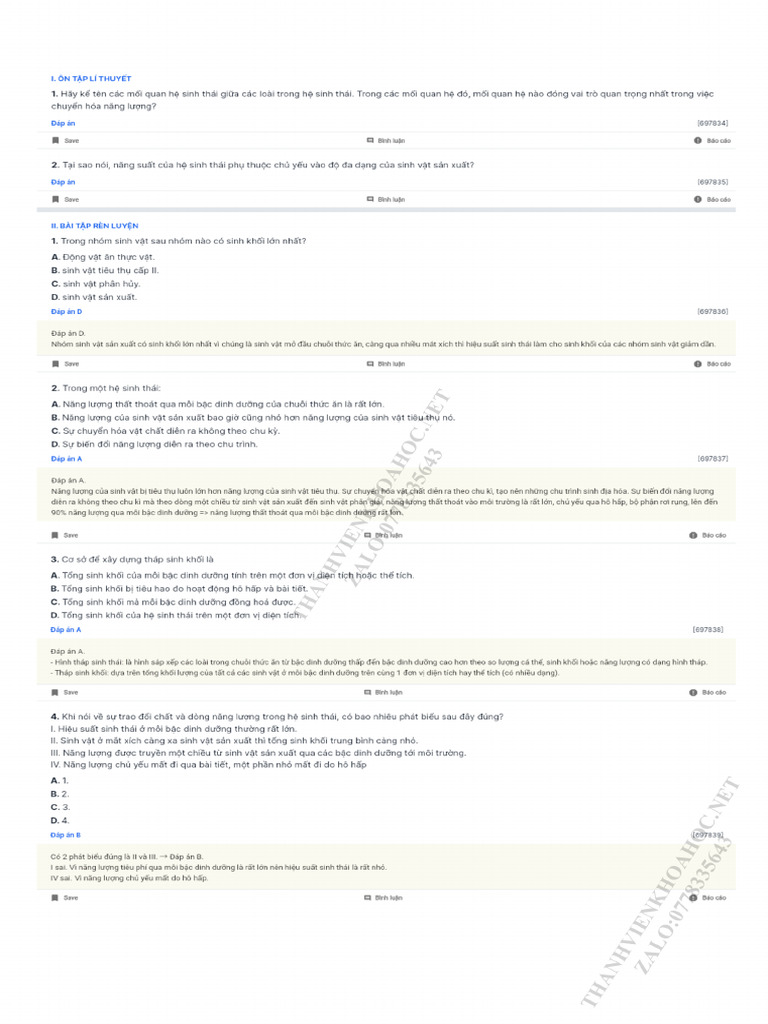 DA-14. Bài 34_ Trao đổi chất và chuyển hóa năng lượng trong HST | PDF