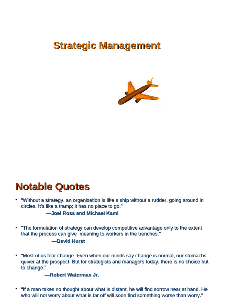 Strategic Management Insights And Quotes Pdf Strategic Management