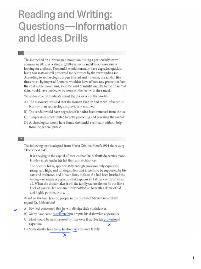 2. 1 Craft and Structure - Overview - DSAT English - Reading and ...