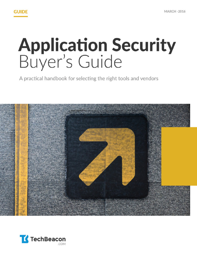Application Security - Buyers Guide | PDF | Computer Security | Security