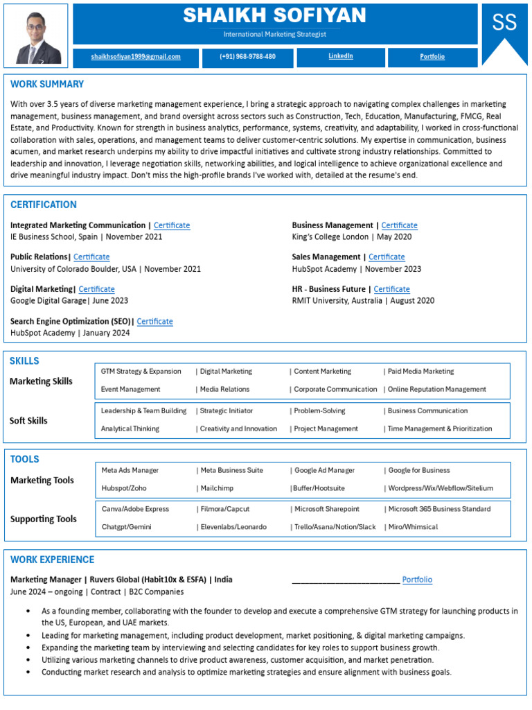 Shaikh’s resume | PDF | Marketing | Digital Marketing