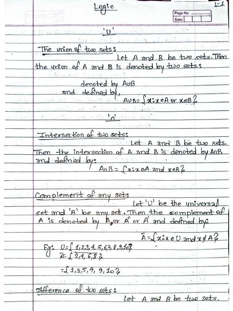 Class 11 Math Chapter 1. | PDF