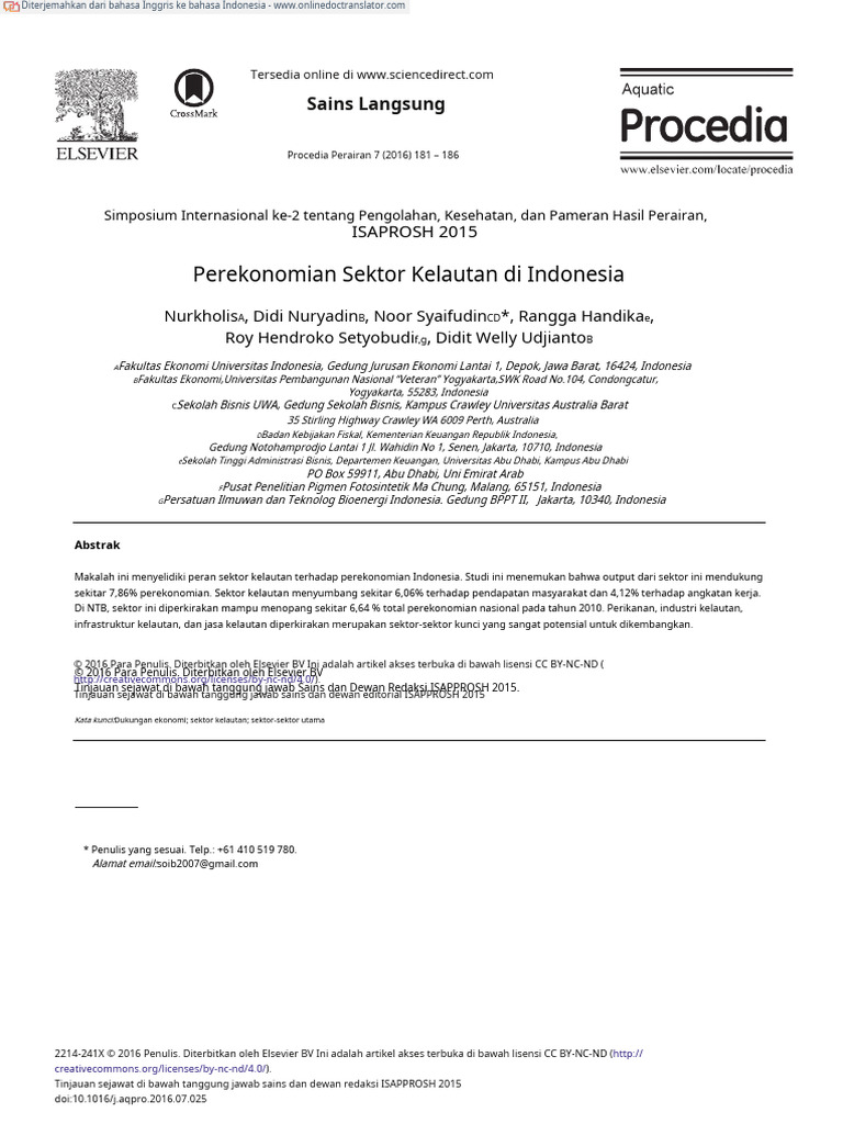 The_Economic_of_Marine_Sector_in_Indonesia.en.id | PDF