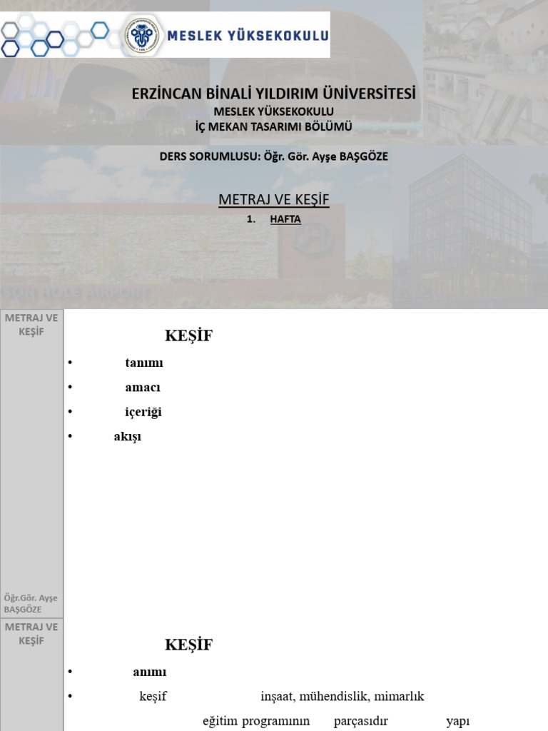 1 Hafta | PDF