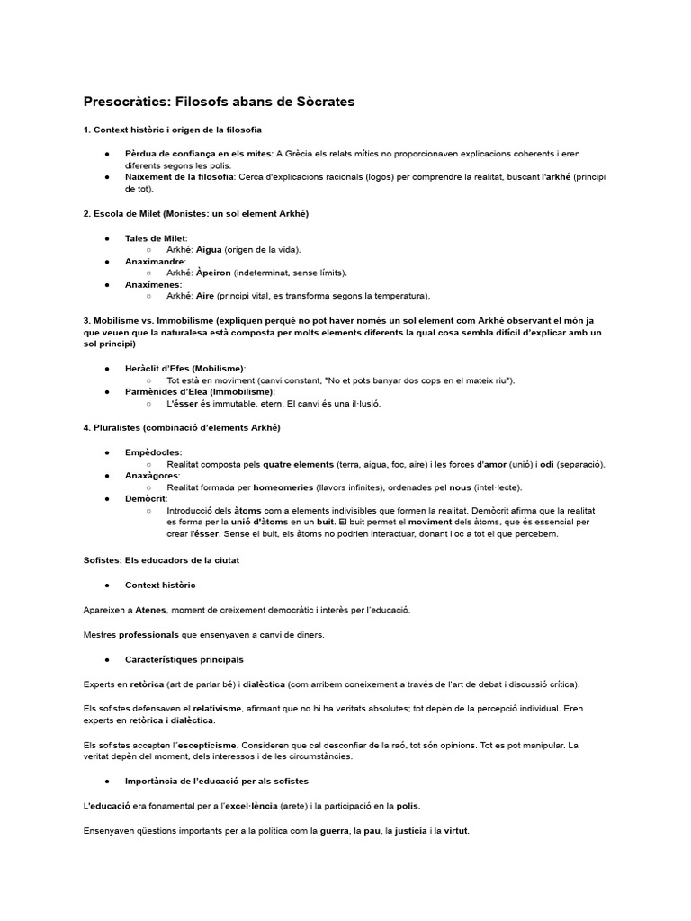 Esquema Filosofia | PDF