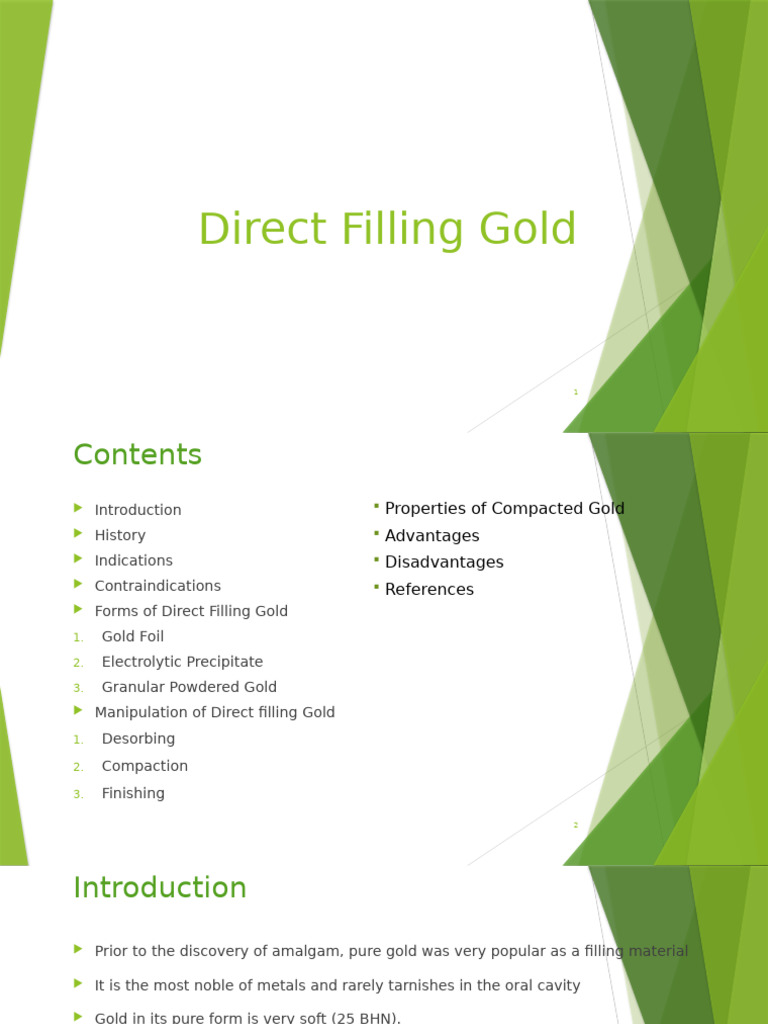 Direct Gold | PDF | Gold | Sintering