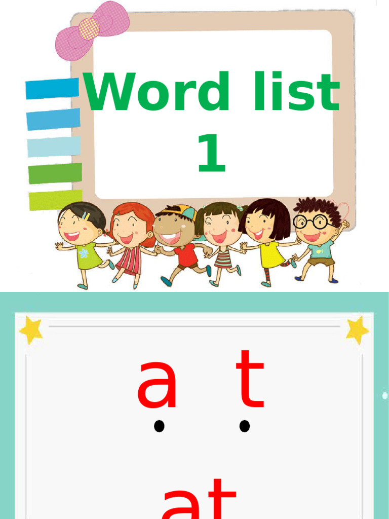 Basic Word List for Beginners | PDF