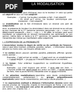 Tableau Des Modalisateurs | PDF | Verbe | Linguistique