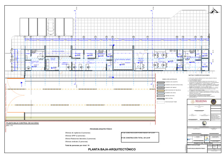 PL-RI-AP-ARQ-02 PLANTA BAJA-ARQUITECTÓNICO | PDF | Materiales de construcción | Ingeniería ...