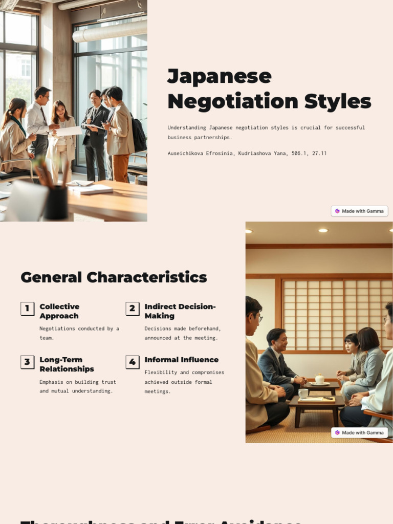 Japanese-Negotiation-Styles | PDF