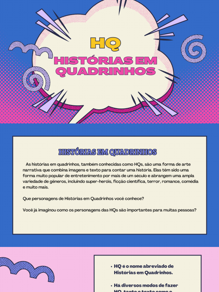 HQ - Histórias e Quadrinhos | PDF