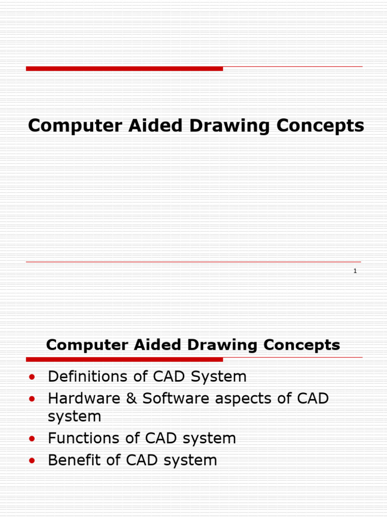 Basics of CAD | PDF | Computer Aided Design | Computer Hardware