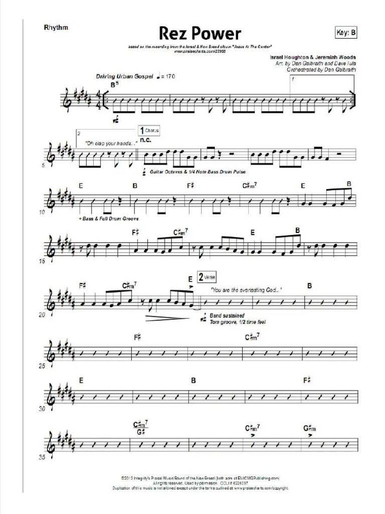 REZ POWER CHART | PDF