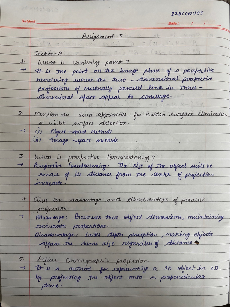 CG (Assignment 5) Shubh (2) | PDF