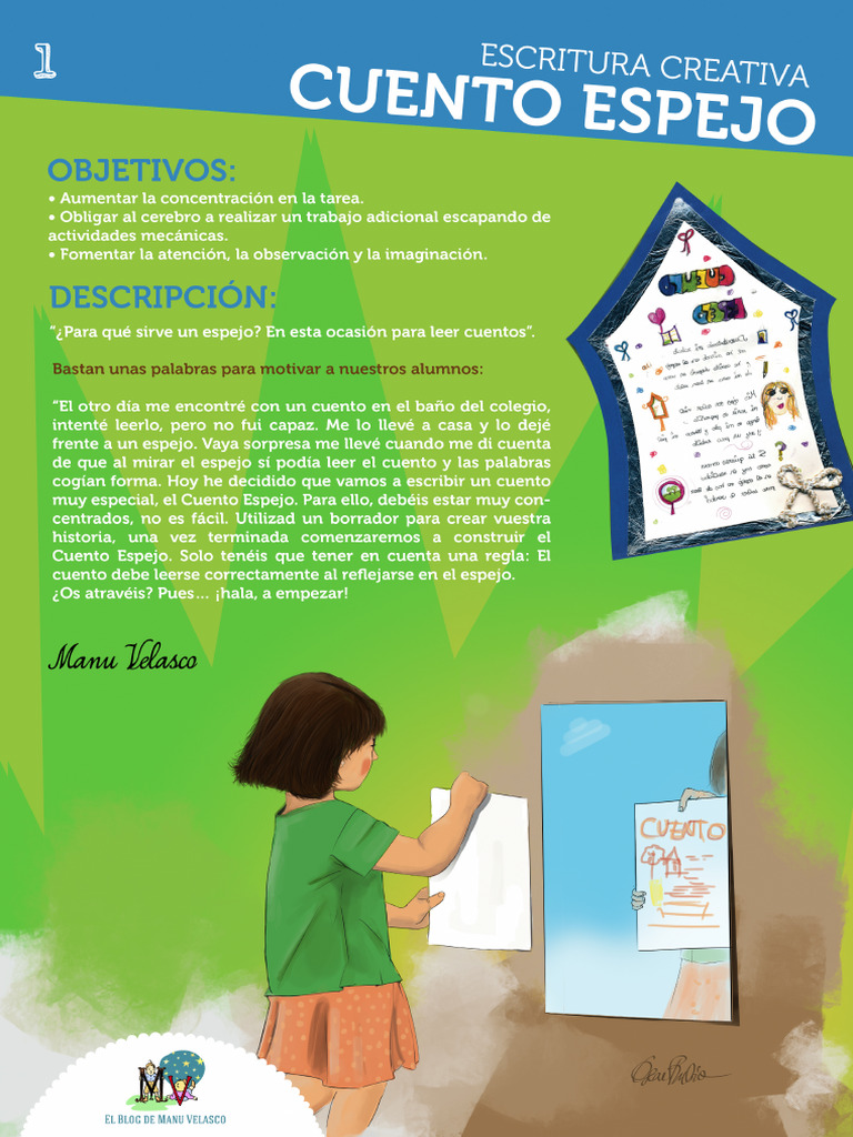 Cuento Espejo Manu Velasco | PDF