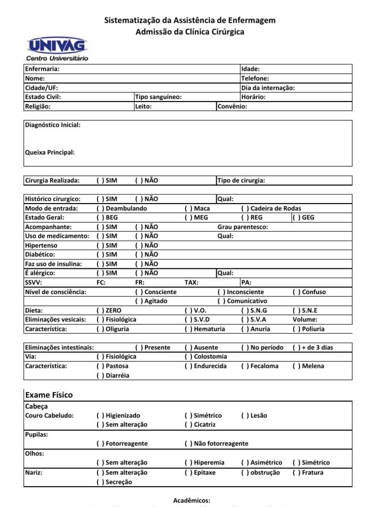 Sae Admissao | PDF | RTT | Ciências da Saúde