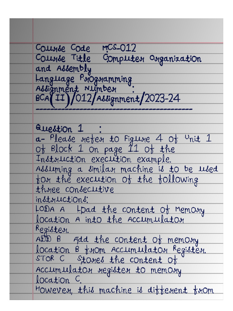 Computer Organization and Assembly | PDF