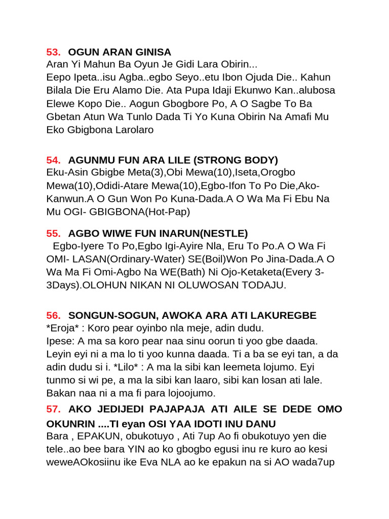 Ogun Ibile (10) | PDF