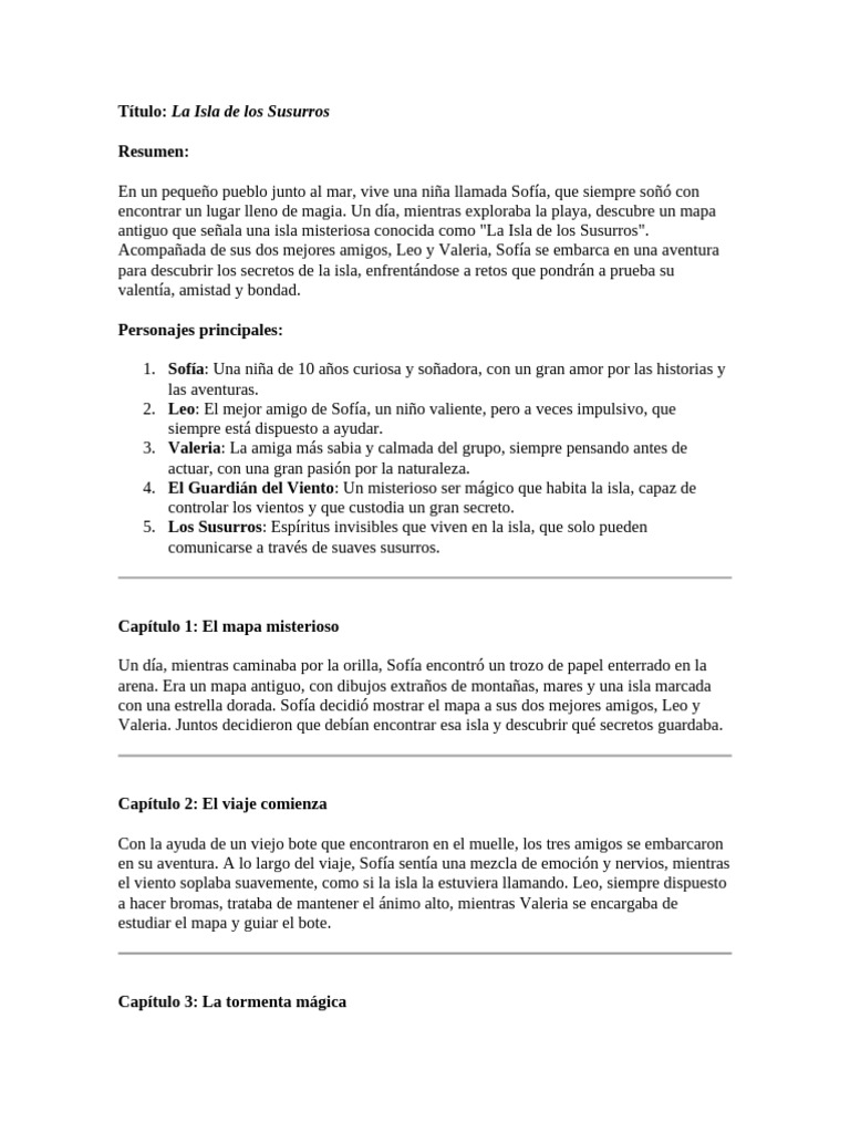 La Isla de Los Susurros | PDF