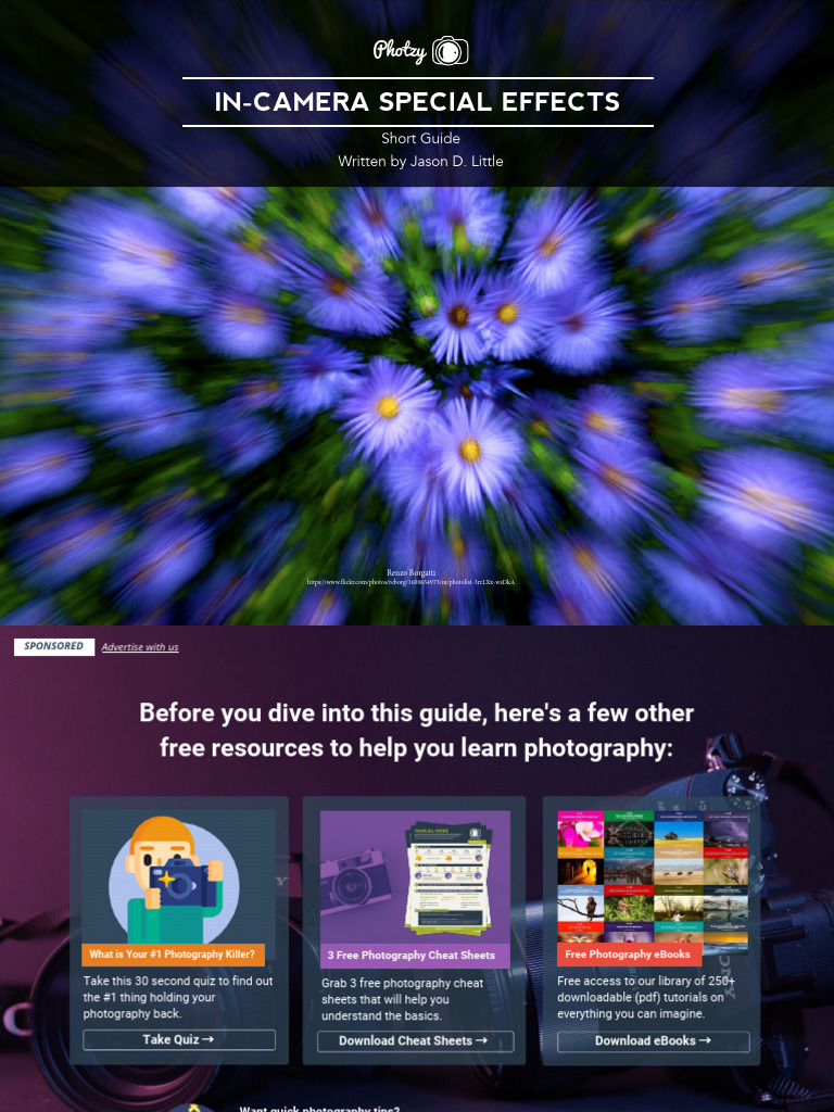 Special Effects | PDF | Zoom Lens | Shutter Speed