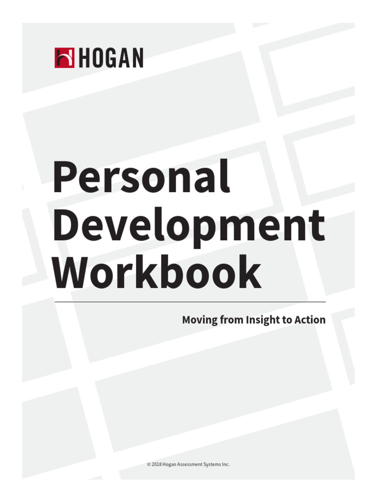 Hogan Personal Development Workbook | PDF | Behavioural Sciences ...