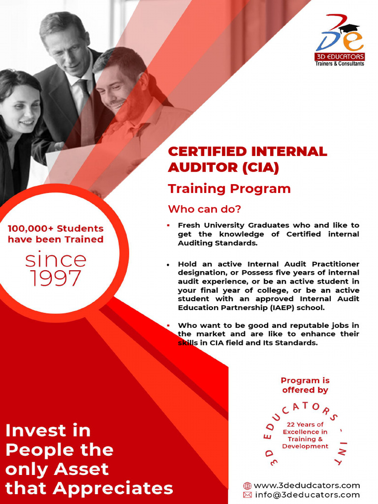 Cia (Brochure) | PDF | Internal Audit