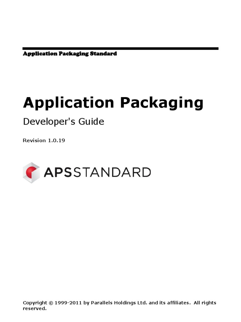 Aps Format 1.2 Packaging Guide | File Format | Software As A Service