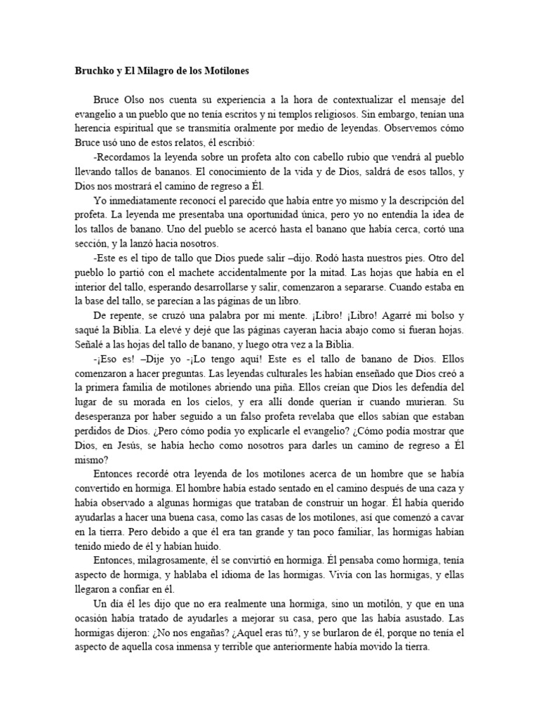 El Milagro de Los Motilones | PDF | Dios | Jesús