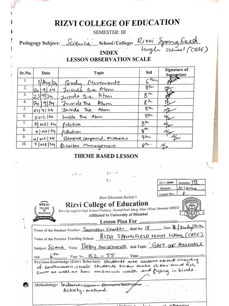 Samreen Shaikh 18 Sem 3 Regular Lesson 1-5 | PDF