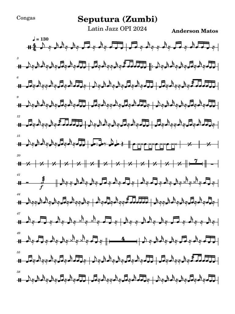 Seputura (Zumbi) OPI - Congas | PDF