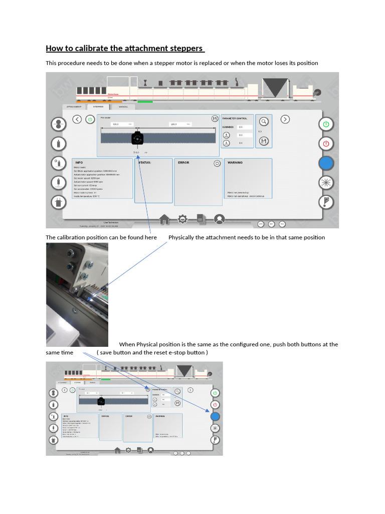 How To Calibrate Attachments - 6750W | PDF