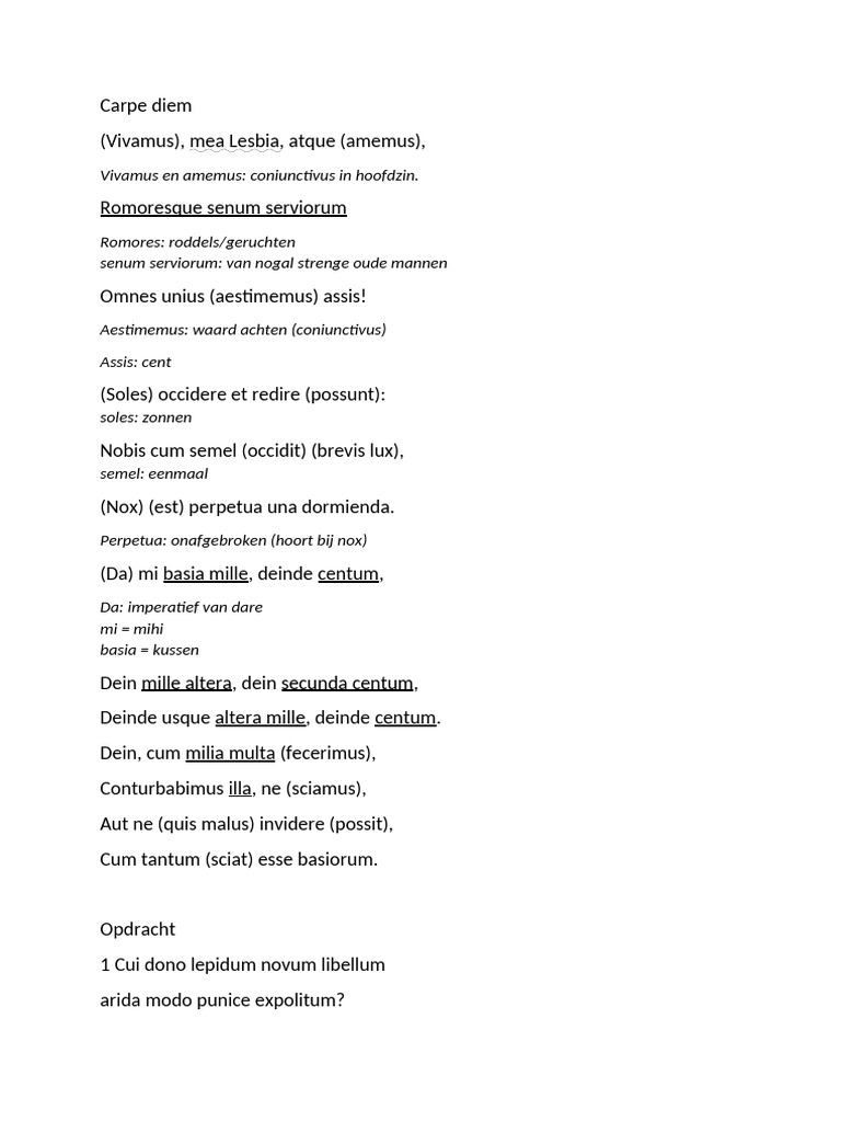 Catullus Klas 4 | PDF