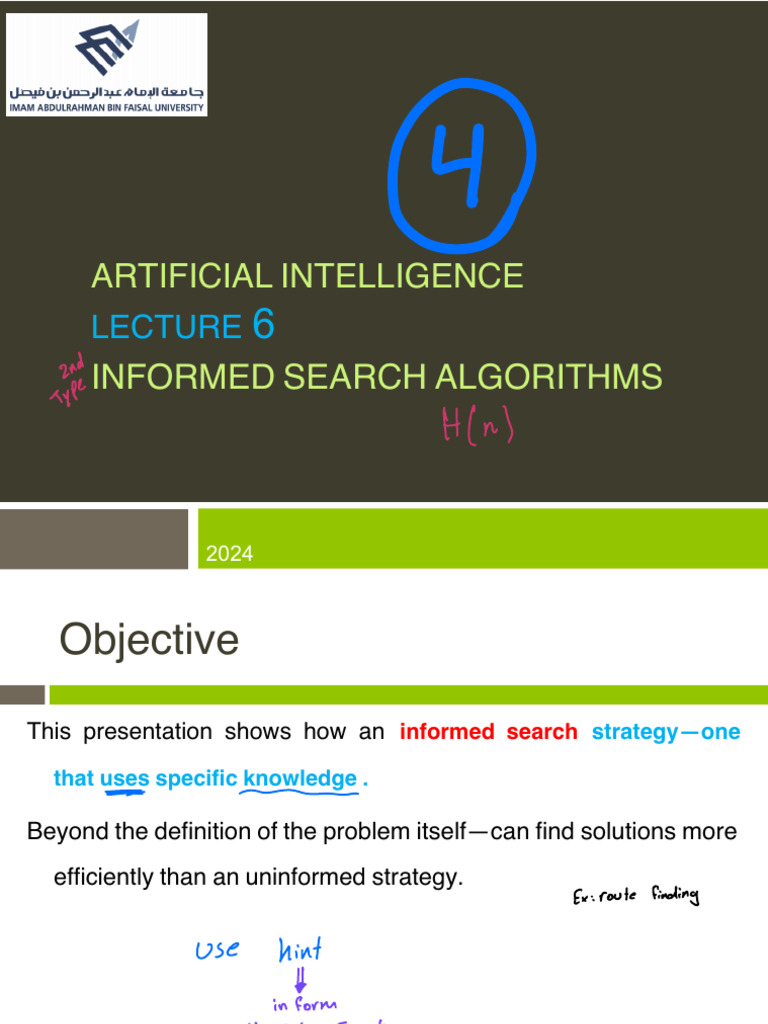 Lec 6-Informed Search Algorithms | PDF