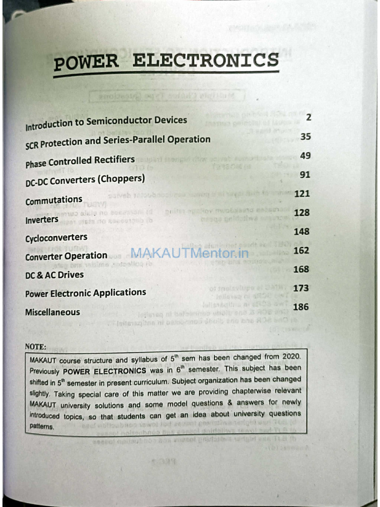 Organizer Power Electronics 5th Sem Ee | PDF