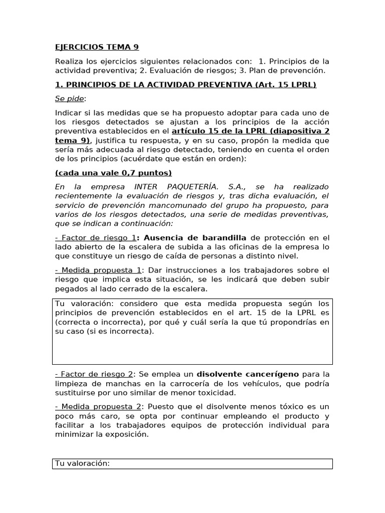 Primer Ejercicio | PDF | Business