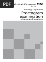 Gastrografin Enema Procedure Guide | PDF | Rectum | Gastroenterology