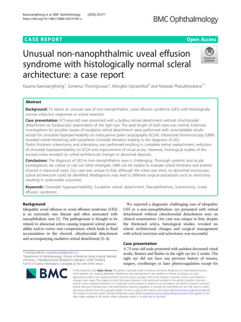 BMC Ophthalmol. 2020 Jul 29 20 (1) 311 | PDF | Ophthalmology | Clinical ...