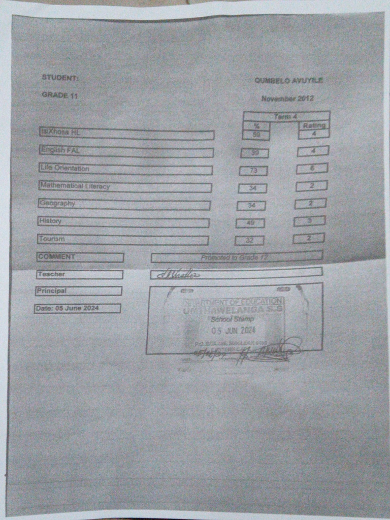 Avuyile Qumbelo | PDF