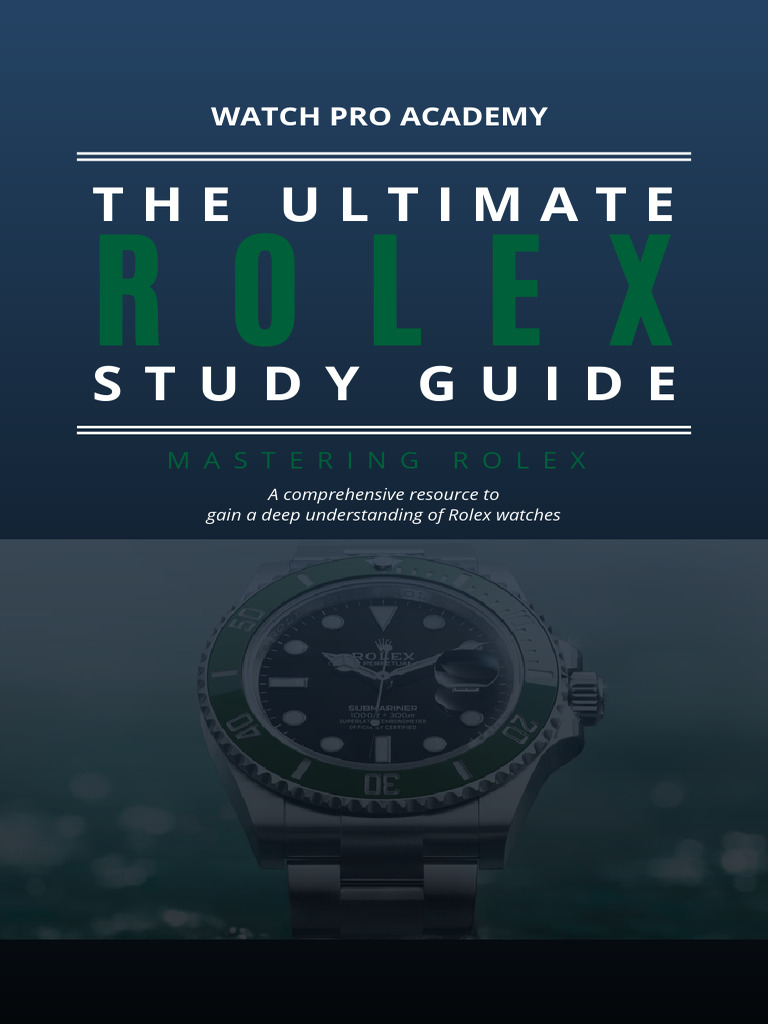 Rolex | PDF | Portable Tools | Watch