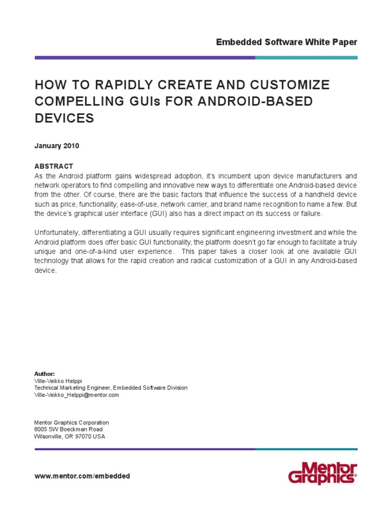 How To Rapidly Create and Customize Compelling Gui For Android-Based ...