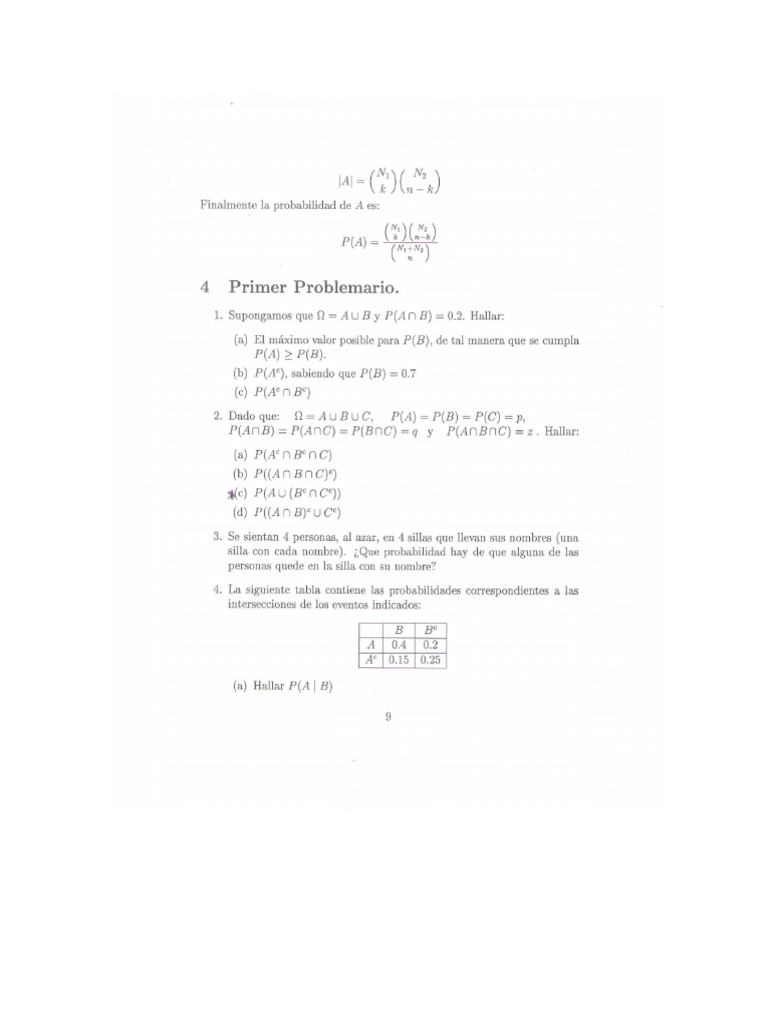 CO-3121 Problemario Primer Parcial | PDF